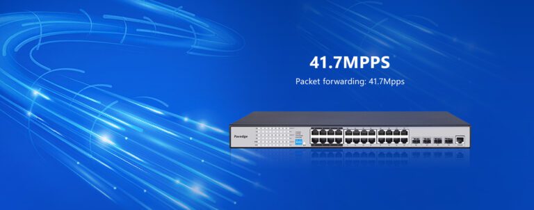 S5700-24GP-4FR 24-port Gigabit Layer 3 Managed PoE Switch – Foredge