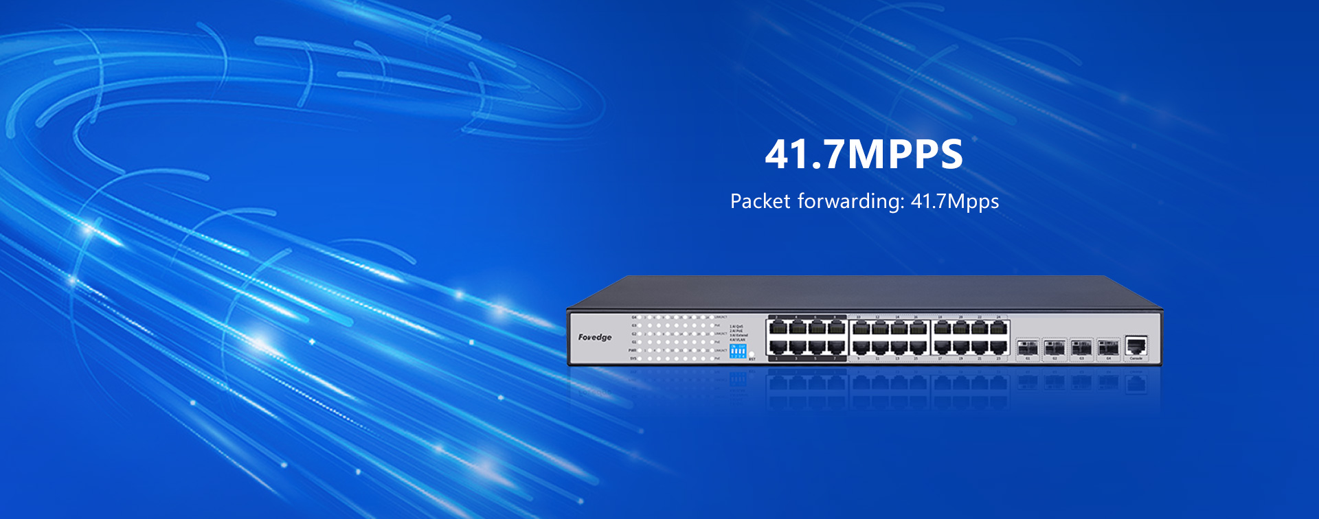 PS3024GR 24-port Gigabit Layer 3 Managed PoE Switch – Foredge