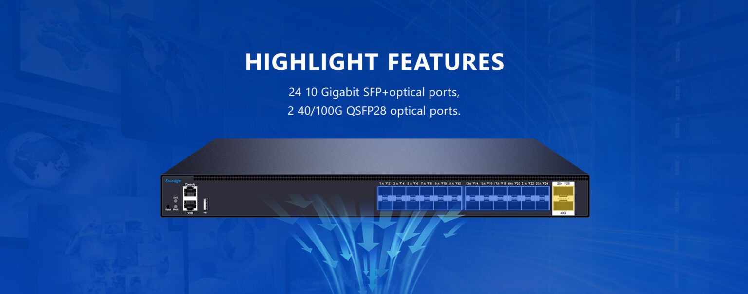 S6700-24TF-2QF 100G uplink 24 port 10G Managed Switches – Foredge