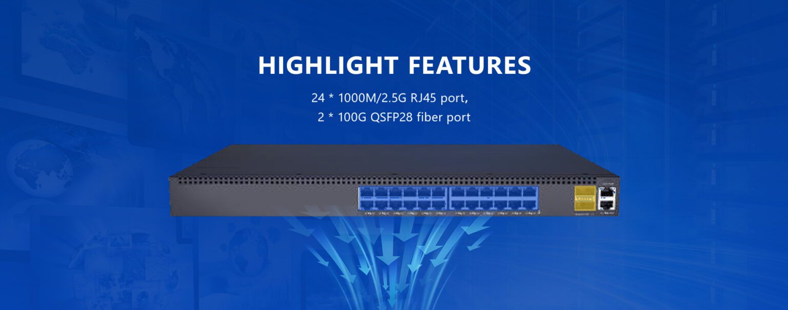 S6700-24GX-2QF 100G Uplink 24-Port 2.5G L3 Managed Switch(Based on ...